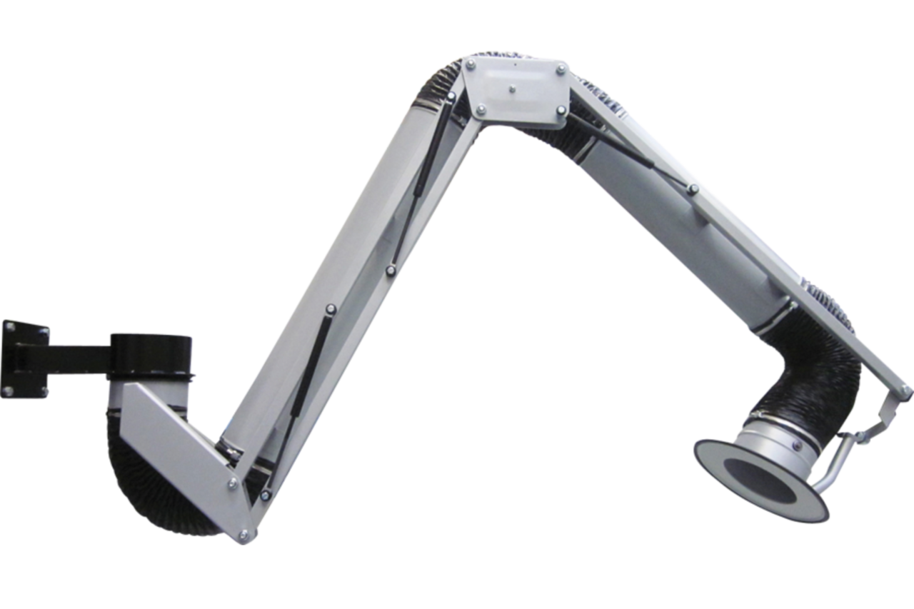 Absaugarme für den Arbeitsplatz beim Schweißen, Schleifen