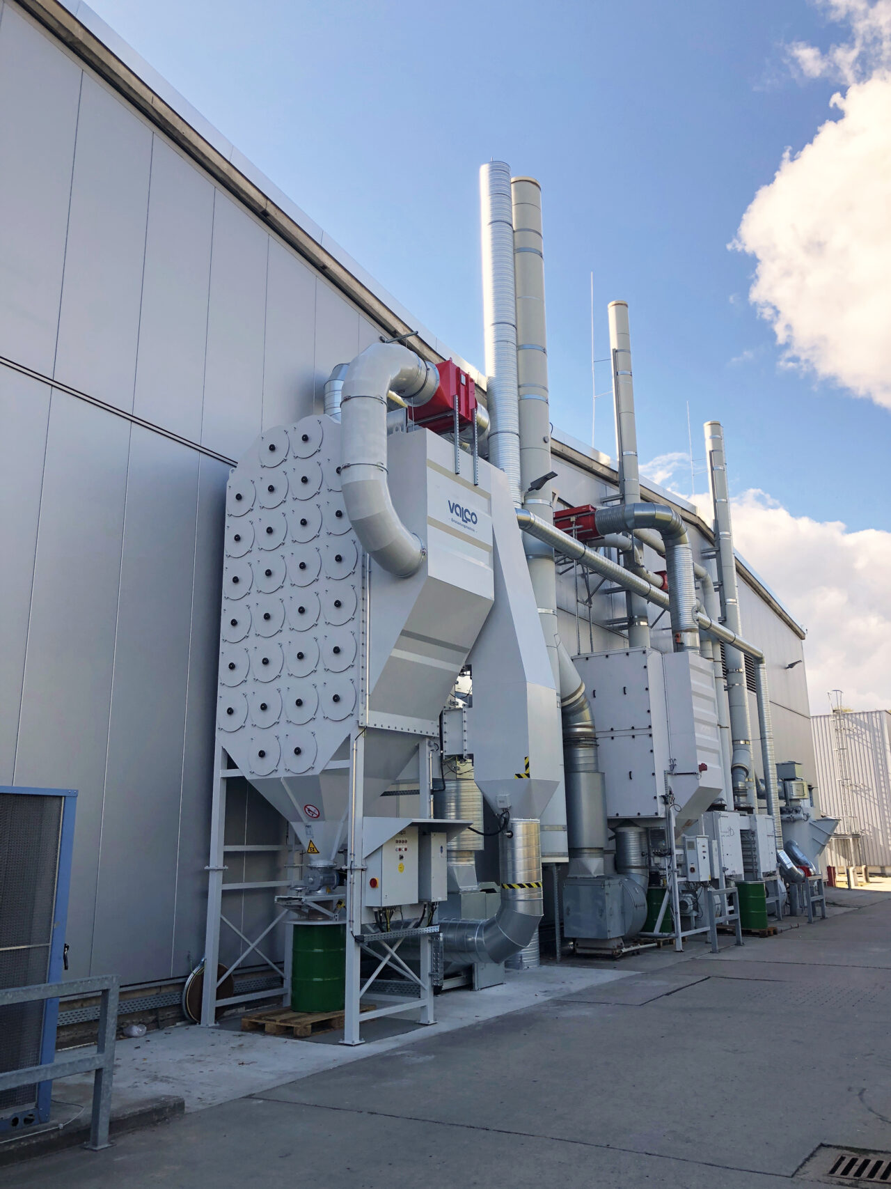 Atex bag filter for maximum safety during operation