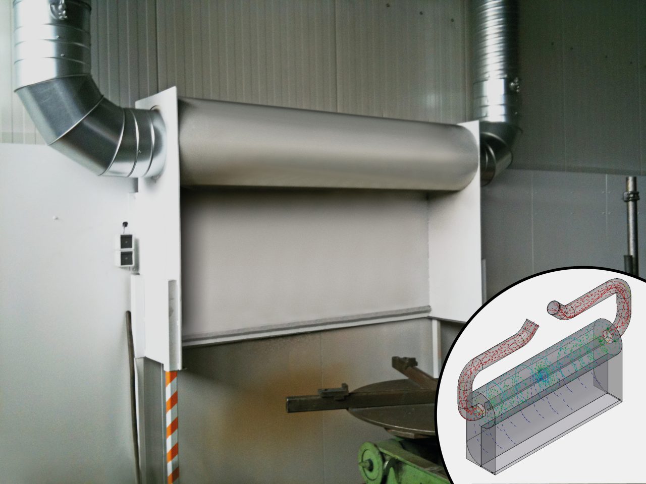 Industrie Absaughauben für Staub und Rauch von VALCO